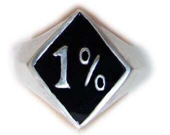 1 percent ring | Etsy