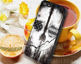 call of duty ghost american flag eye for iphone 4/4s, iphone 5, iphone ...