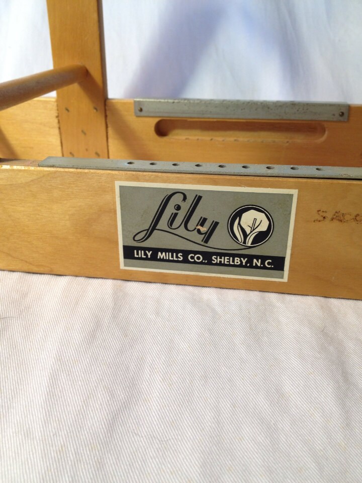 Lily Inkle Weaving Loom vintage manufactured by Lily Mills Co