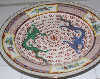 Popular items for chinese dragon plate on Etsy