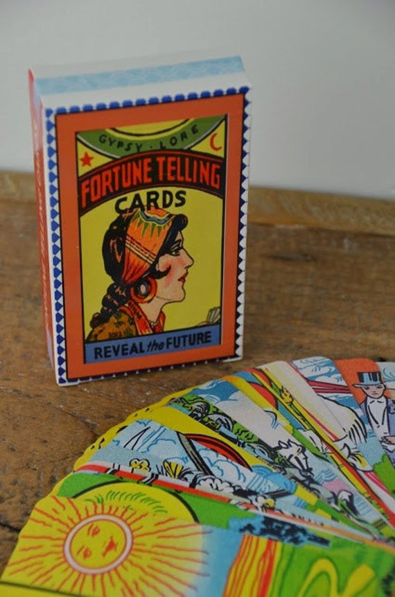 Items similar to reproduction 1941 gypsy cards on Etsy