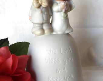 Police Cop car Policeman PRECIOUS MOMENTS Wedding Cake Topper