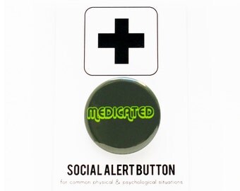BAD HAIR DAY Social Alert Button funny by wordforwordfactory