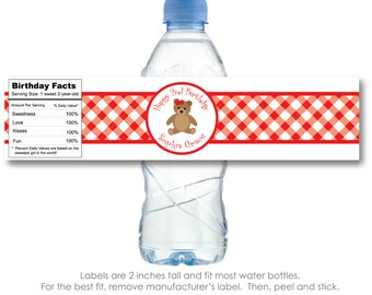 Teddy bear labels | Etsy