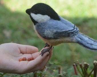 Felted wool bird | Etsy