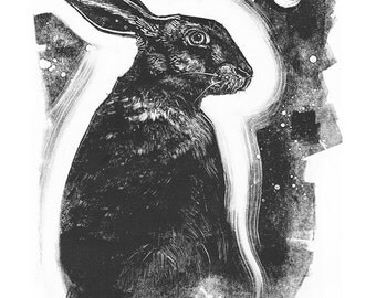 Popular items for hare art on Etsy