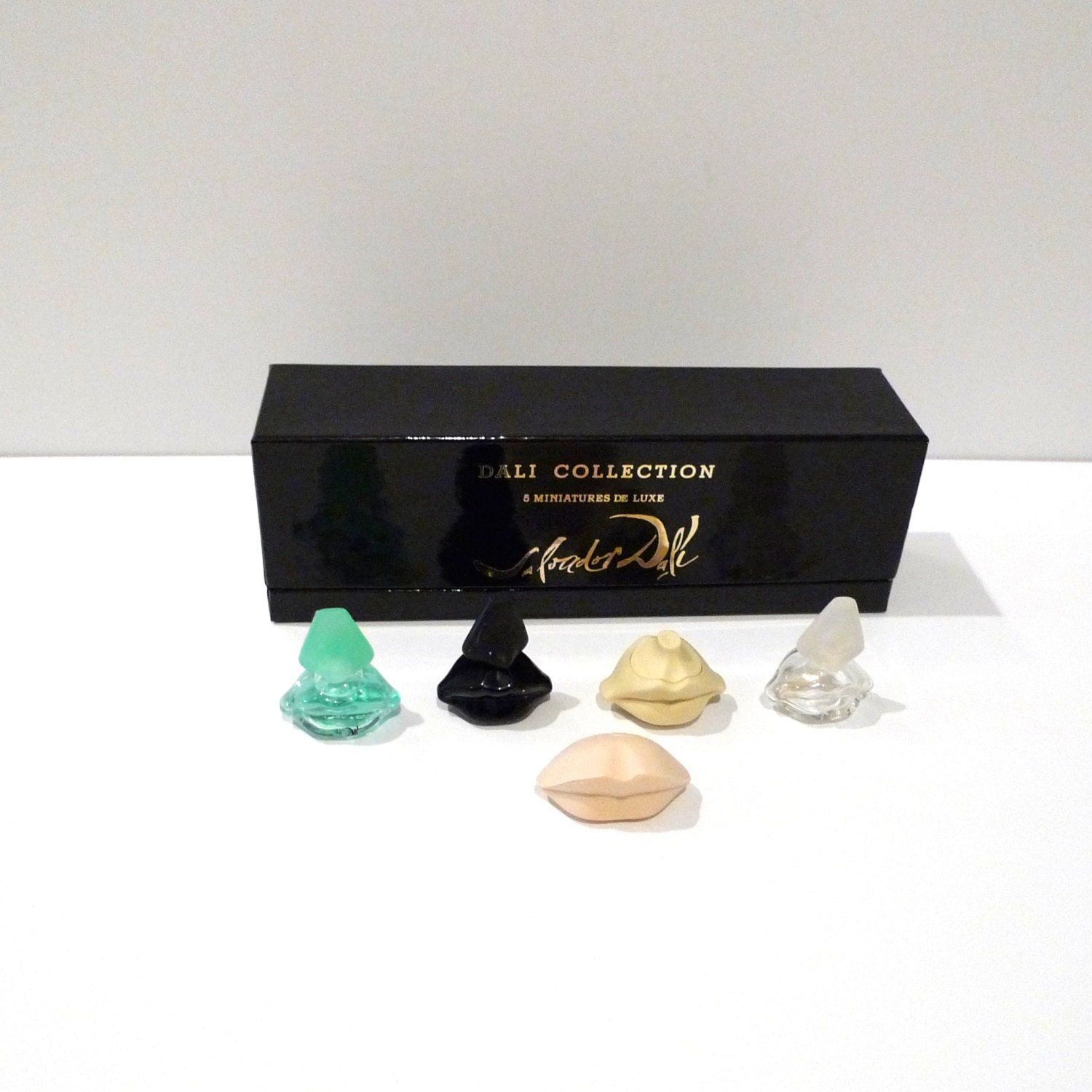 Vintage Salvador Dali Perfume Set Miniature Perfume Bottle