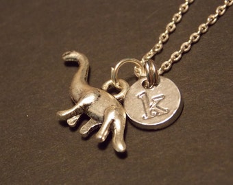 Silver dinosaur | Etsy