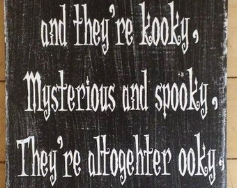 Addams family | Etsy