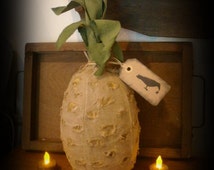 Popular items for primitive pineapple on Etsy