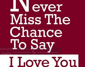 Never miss a chance | Etsy