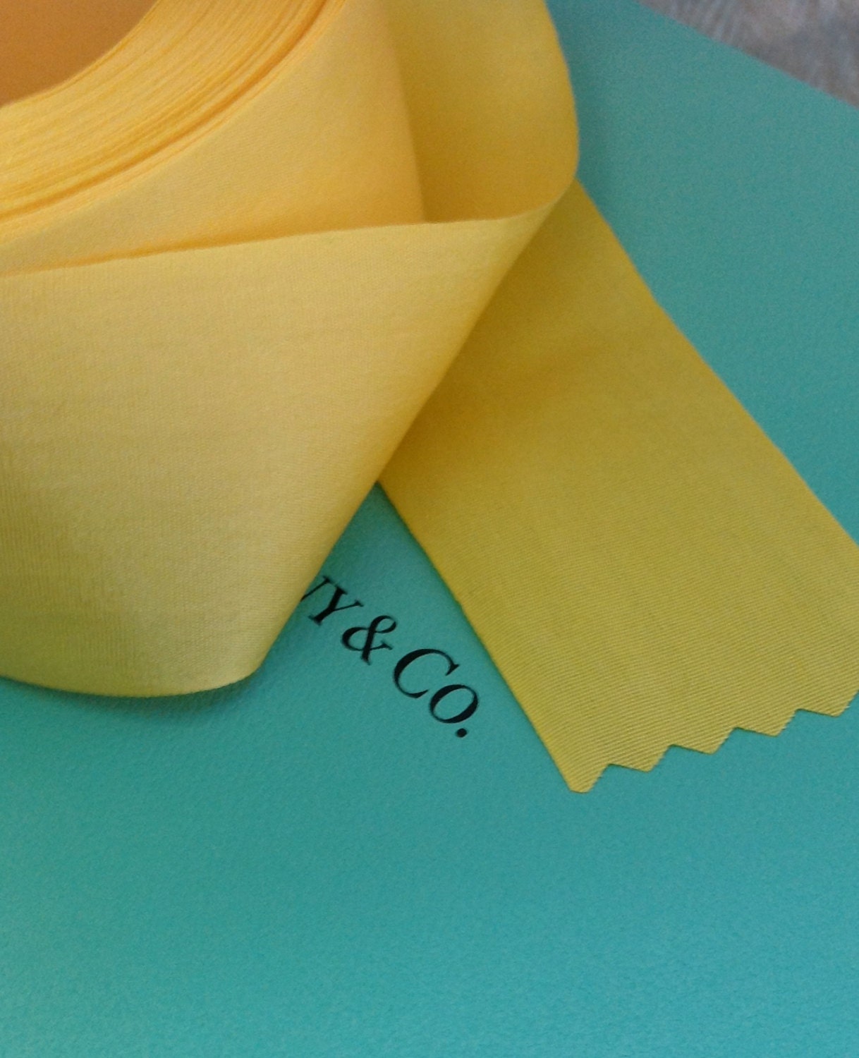sunshine yellow gold silk ribbon