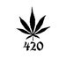 420 Marijuana Cannabis Stickers Set of 2 Vinyl Graphic Art