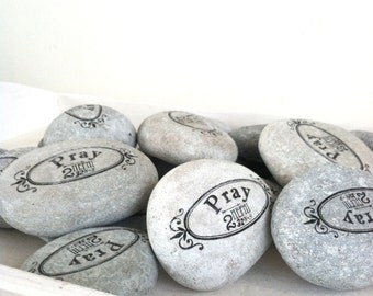 Popular items for prayer rock on Etsy