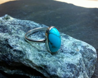 Easter Blue Turquoise on Sterling by Stonearches on Etsy