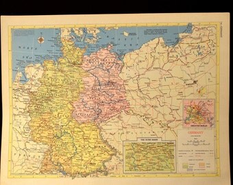 Items similar to Hoffritz Map Distance Calculator Pre-World War II on Etsy