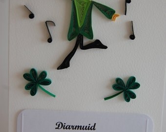 Quilled shamrock | Etsy