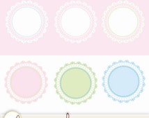 Unique digital doily related items | Etsy