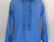 Popular items for ruffled tuxedo shirt on Etsy