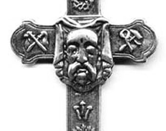 Jesus face cross | Etsy