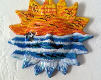 Popular items for ceramic sun on Etsy