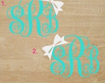 Unique monogram sticker related items | Etsy