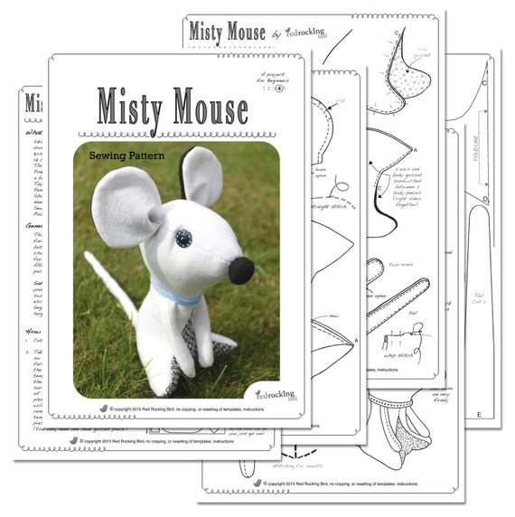 Items similar to Mouse Sewing PATTERN ***SALE on Etsy
