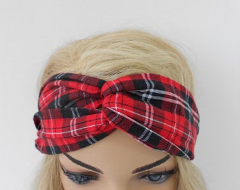 Popular items for tartan headband on Etsy