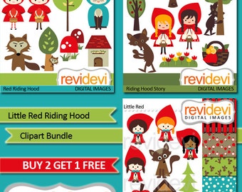 Little red clipart | Etsy