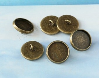 Bronze metal buttons | Etsy