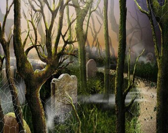 Leafless tree art | Etsy