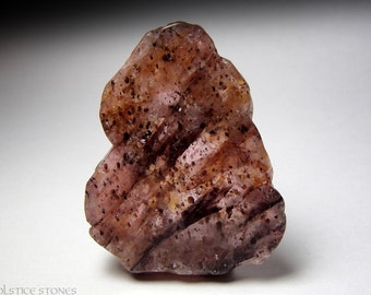 Rare Hilutite Polished Slice with Suspended Garnet, Zircon, and ...