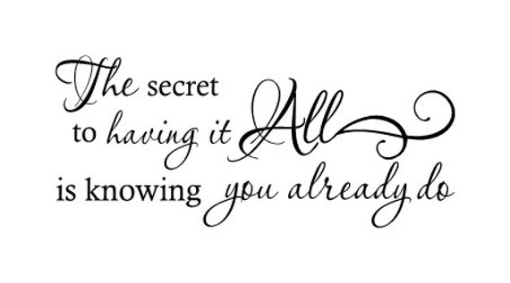 The secret to having it all is knowing you already do vinyl | Etsy