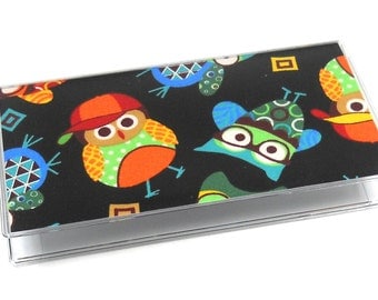 Owl checkbook cover | Etsy