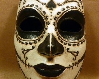 Day of the Dead Mexican Skull Mask by Piratemask on Etsy