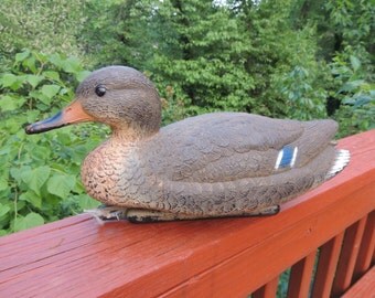 Vintage Duck Decoy / Carry Lite Decoy / Mallard Decoy / Sport Plast ...
