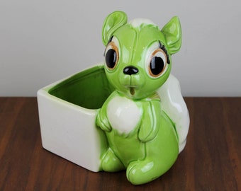 Popular items for squirrel planter on Etsy