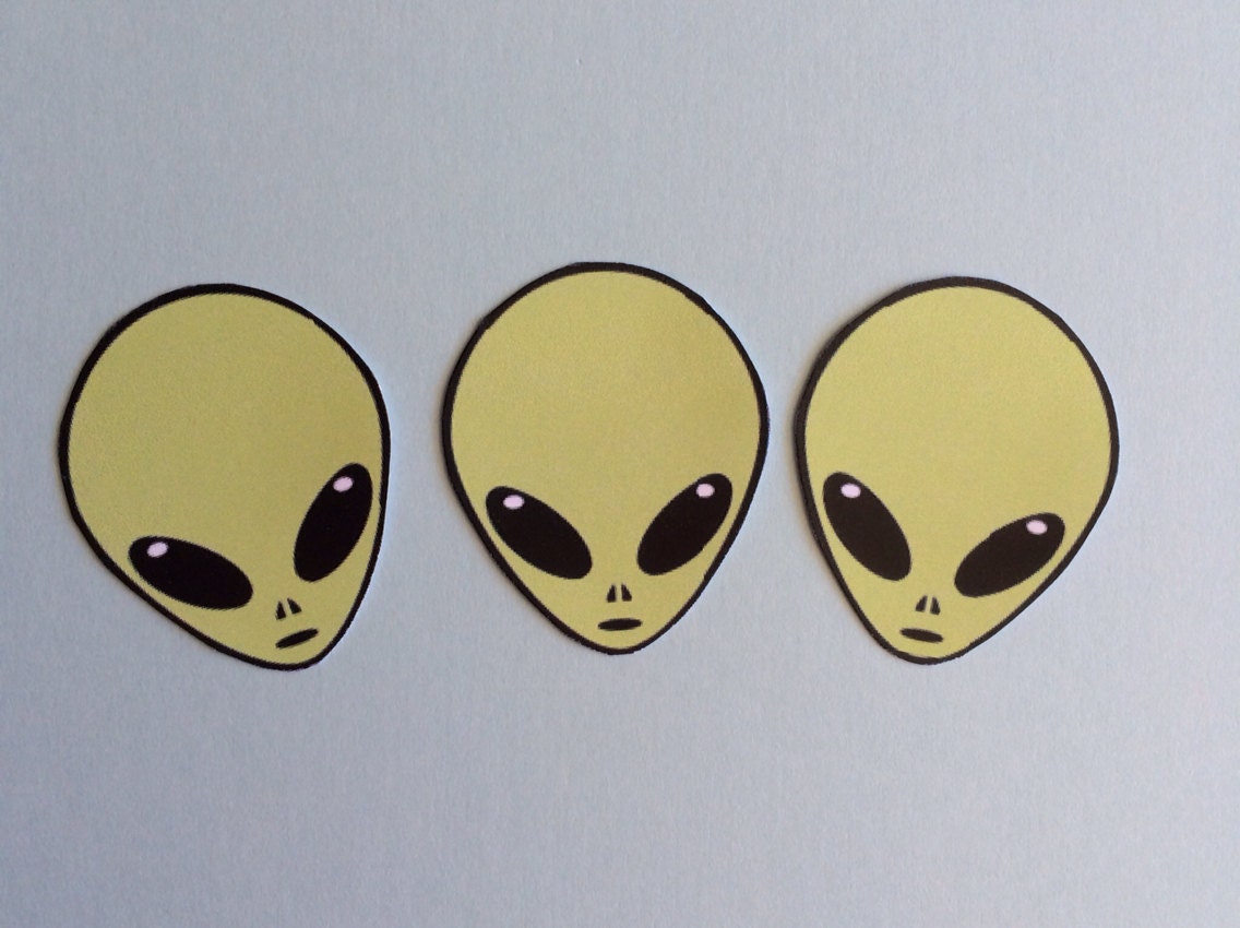 alien stickers by SassyStickers on Etsy