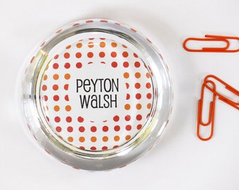 Custom Paperweight Personalized Desk by WhenitRainsPaper on Etsy