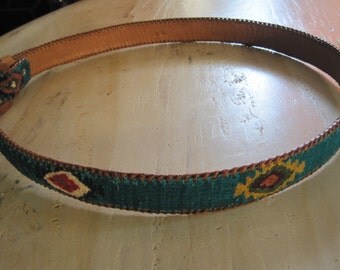 Mexican leather belt | Etsy