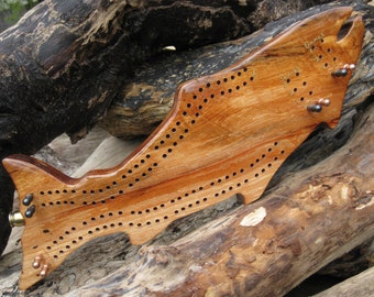 Popular items for fish cribbage board on Etsy