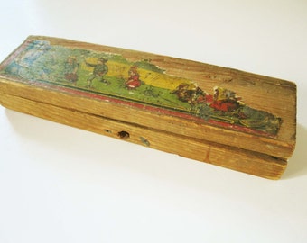 Popular items for vintage pencil box on Etsy