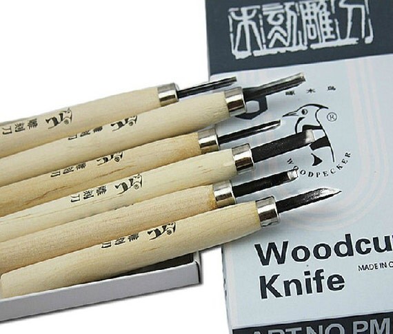 Metal Head Rubber Graver Set Carving Knife Carver 6 Pcs