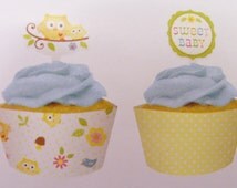 Unique owl cupcake picks related items | Etsy