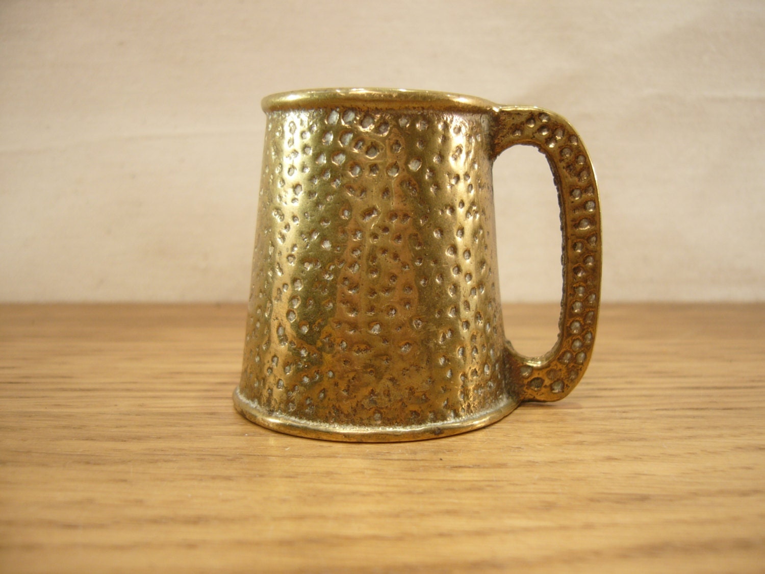 Vintage 1950s miniature brass tankard – Haute Juice