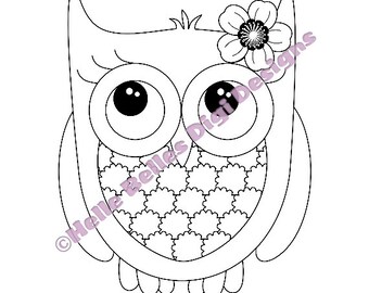 Popular items for owl digi on Etsy