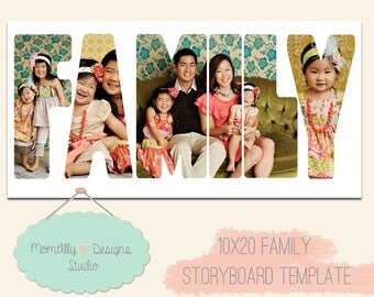 Family storyboard | Etsy