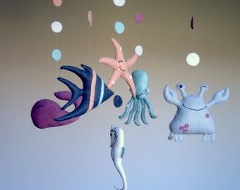 Popular items for sea creature mobile on Etsy