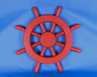 Painted Wooden Ship Wheels 12" Red, Blue, White or Purple / boat ...