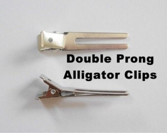 Double prong clips | Etsy